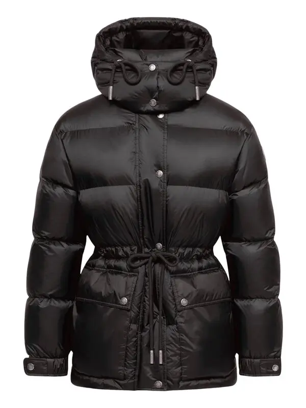 Moncler Sesie Hooded Down Jacket - Black