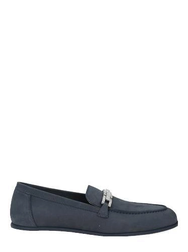 BALDININI Embellished Leather Loafers - Navy