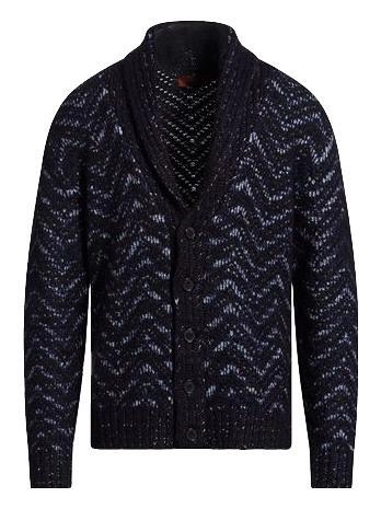 Missoni Cardigan Size Wool, Alpaca Wool, Polyamide - Blue
