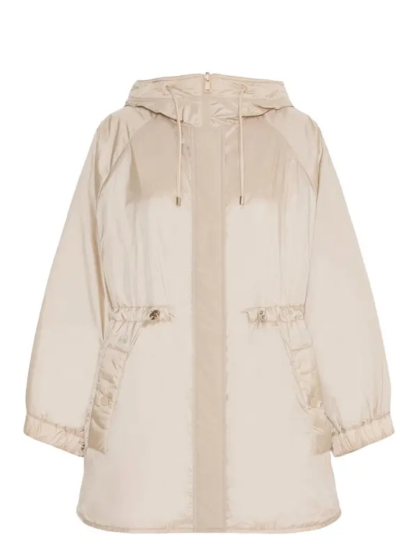 Max Mara Reversible Hooded Parka - Sand