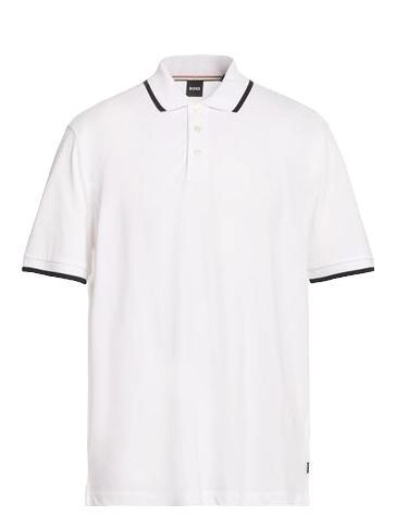 BOSS Polo Shirt Size Cotton - White
