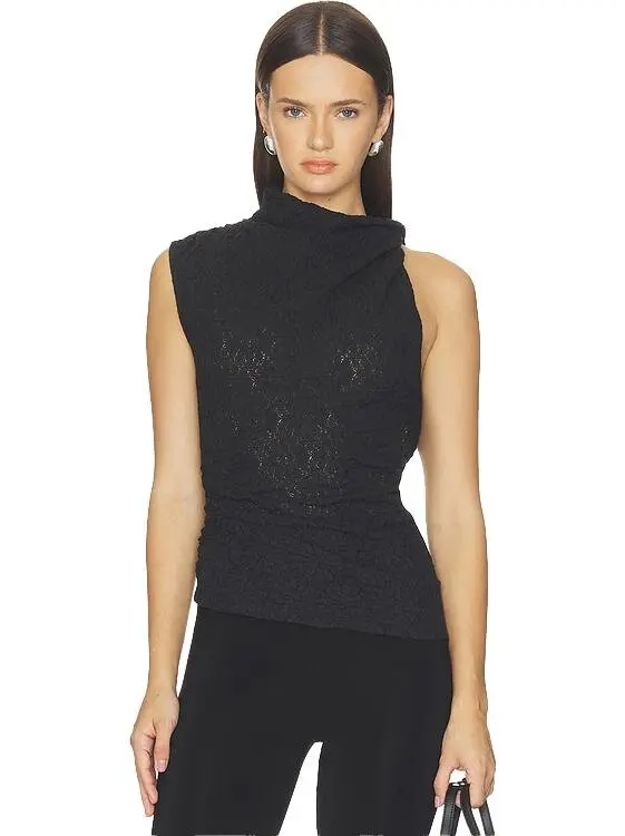 Proenza Schouler White Label Circe Top - Black