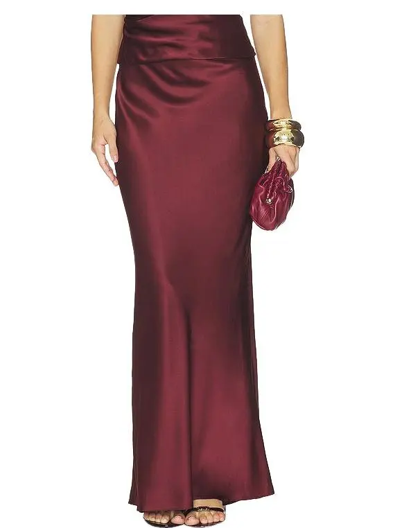 THE SEI Bias Maxi Skirt - Henna