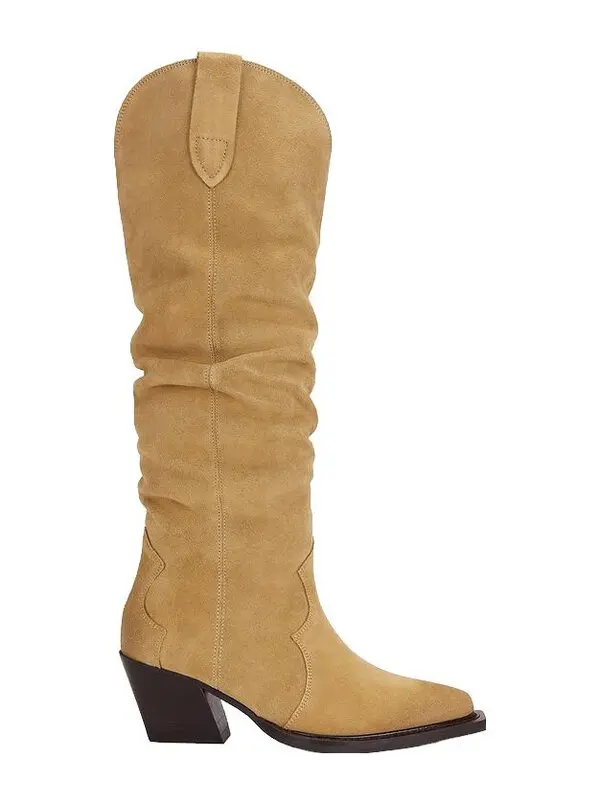 Dolce Vita Buckly Boot In Brown - Camel