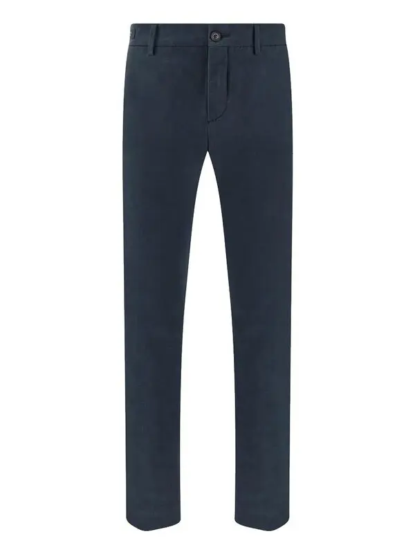 Paul & Shark Bellagio Stretch Cotton Trousers - Navy Blue