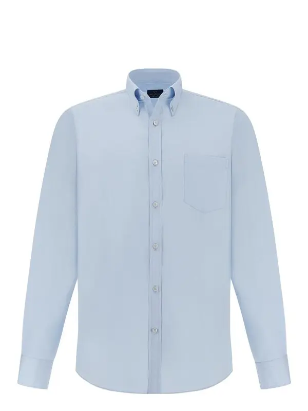 Paul & Shark Cotton Poplin Shirt Soffio - Skyride