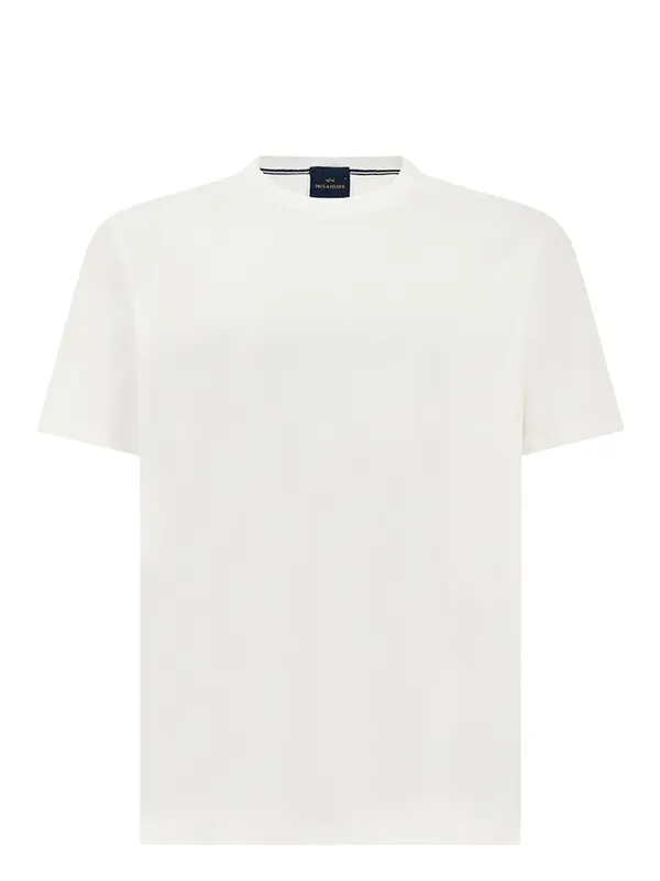Paul & Shark Fine Piqué Cotton T-shirt - White