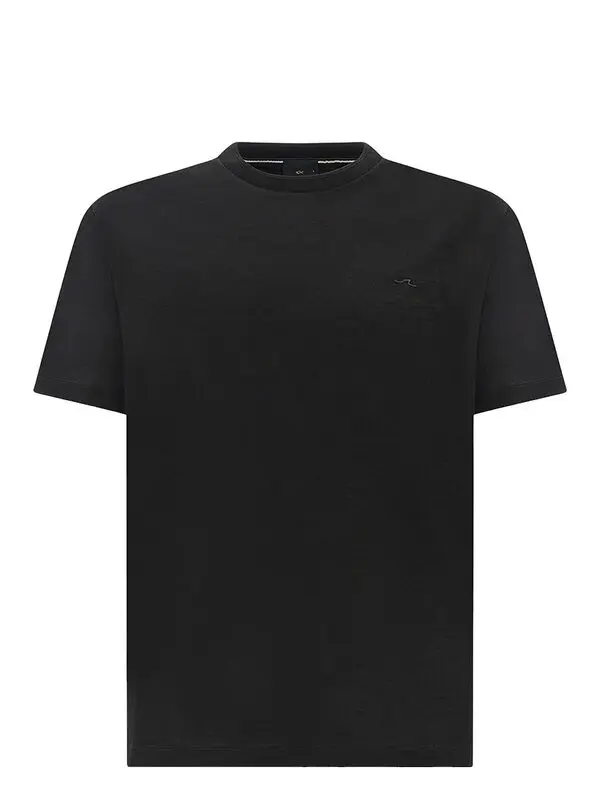 Paul & Shark Fine Piqué Cotton T-shirt - Black