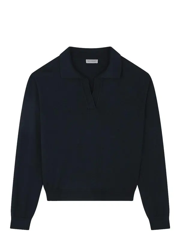 Paul & Shark Wool And Cashmere Polo Shirt - Dama Blue