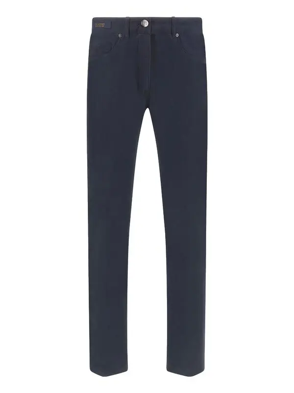 Paul & Shark Stretch Cotton 5-pocket Trousers - Navy Blue