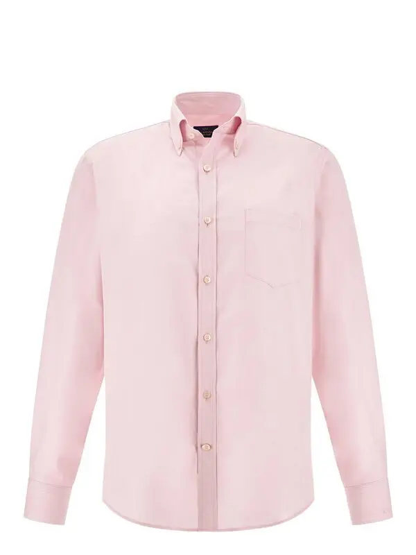 Paul & Shark Soffio Cotton Twill Shirt - Light Pink