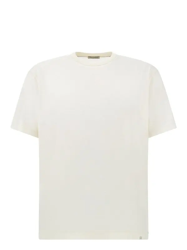 Paul & Shark Cotton And Cashmere T-shirt - Blanc De Blanc