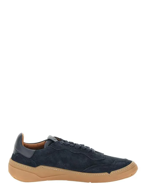 Paul & Shark Sand Walk Suede Sneakers - Dama Blue