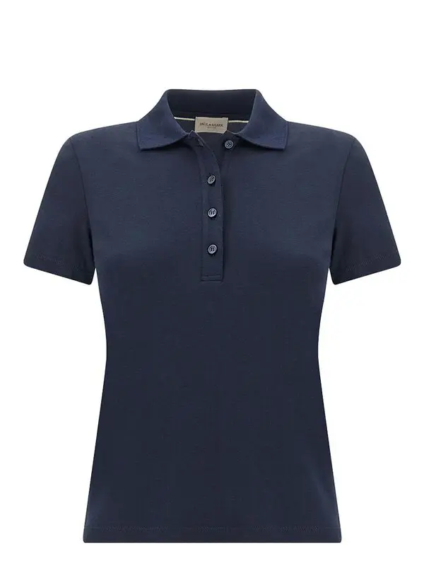Paul & Shark Supima® Extra Fine Cotton Polo Shirt - Blue