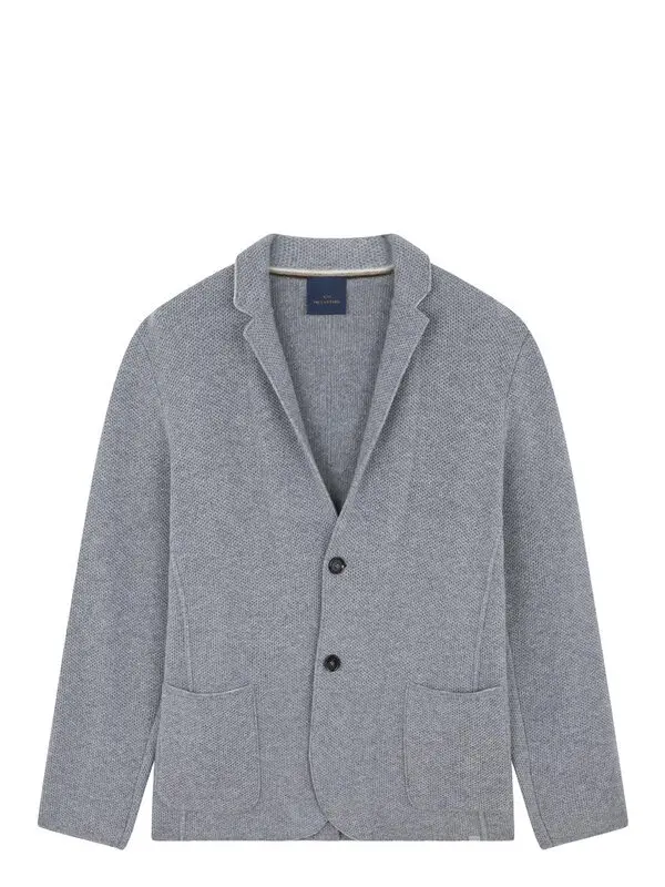 Paul & Shark Merino Wool Blazer - Medium Grey