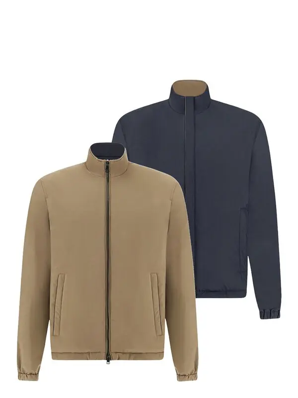 Paul & Shark Reversible Eclisse Typhoon® Platinum Blouson - Walnut/dama Blue