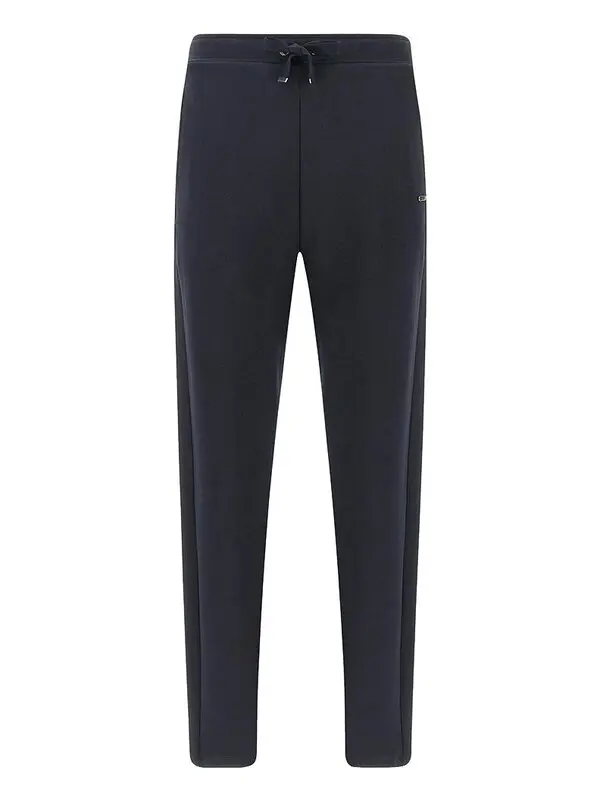Paul & Shark X-soft Sport Trousers In Cotton Active Fleece - Dama Blue