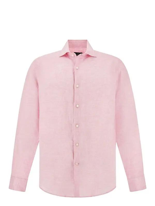 Paul & Shark Soffio Linen Shirt - Light Pink