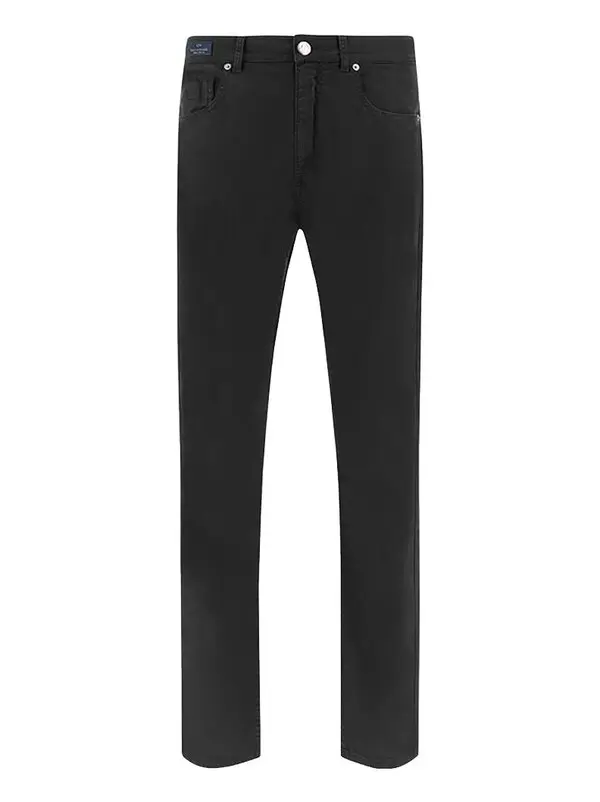 Paul & Shark Varese Stretch Cotton Trousers - Black