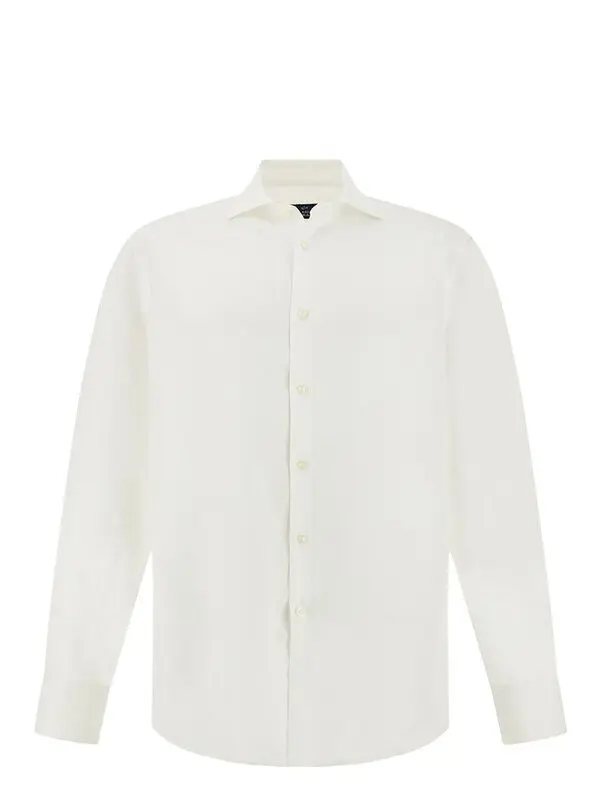 Paul & Shark Soffio Linen Shirt - White