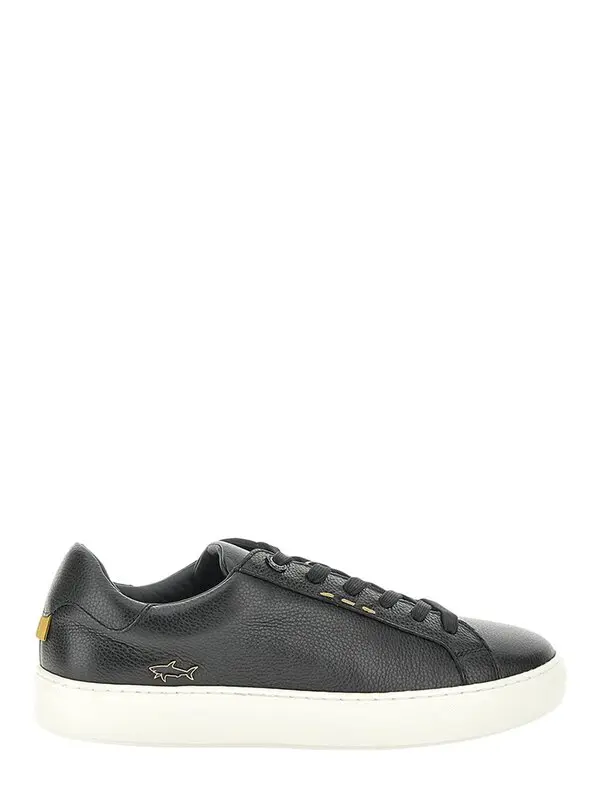 Paul & Shark Shark Icon Sneakers - Black