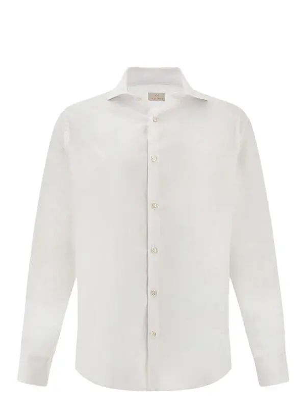 Paul & Shark Garment‑dyed Cotton Voile Shirt - White