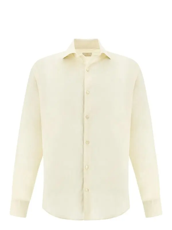 Paul & Shark Garment‑dyed Cotton Voile Shirt - Beige