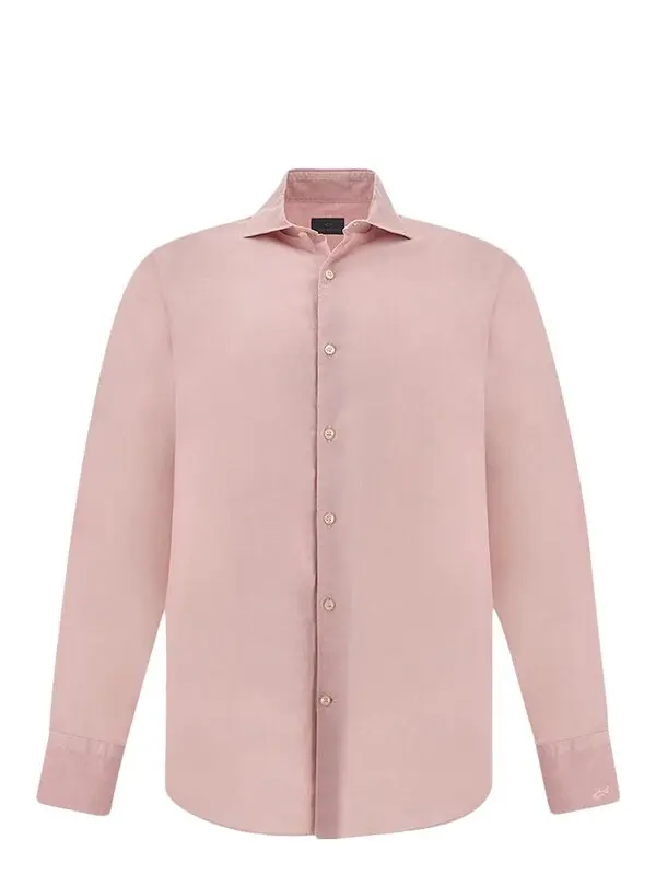 Paul & Shark Garment‑dyed Cotton Voile Shirt - Zephyr