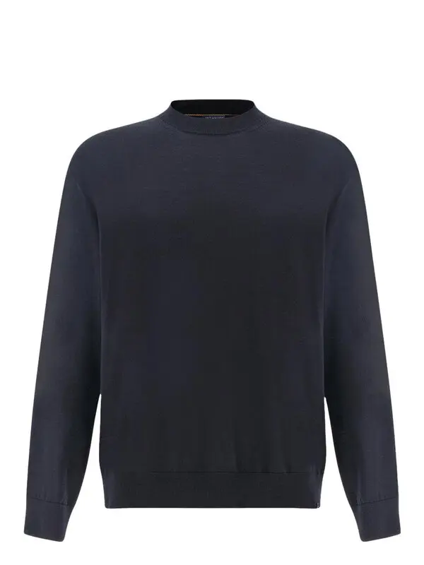 Paul & Shark 140’s Superfine Merino Wool Crewneck Sweater - Blue