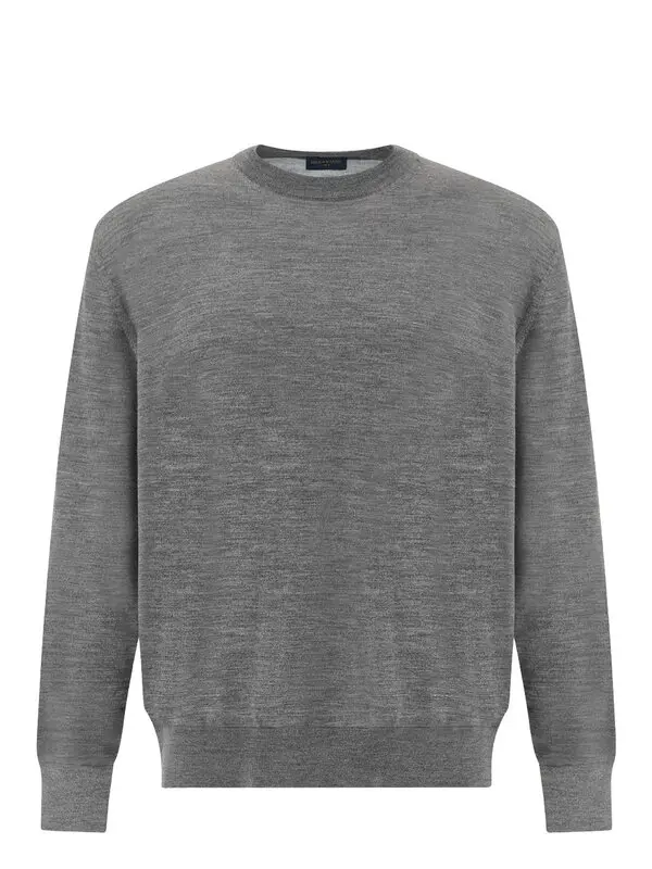 Paul & Shark 140’s Superfine Merino Wool Crewneck Sweater - Grey