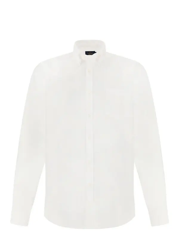 Paul & Shark Soffio Cotton Twill Shirt - White