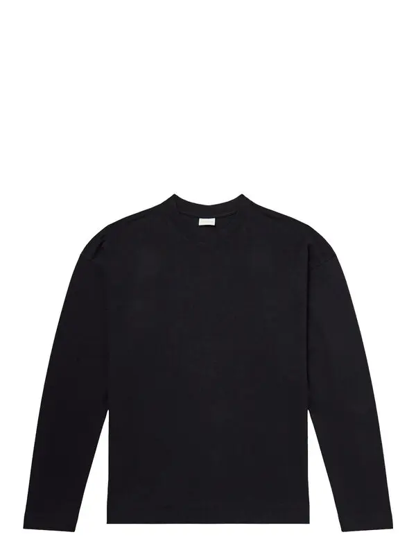 Dries Van Noten Hegland Cotton-jersey T-shirt - Black
