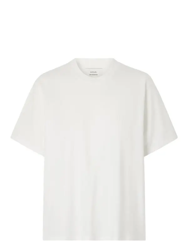 Loulou De Saison Telanto Supima Cotton T-shirt - White