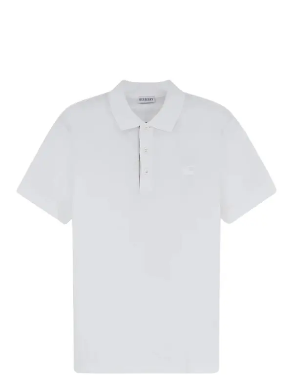 Burberry Jersey Polo Shirt - White