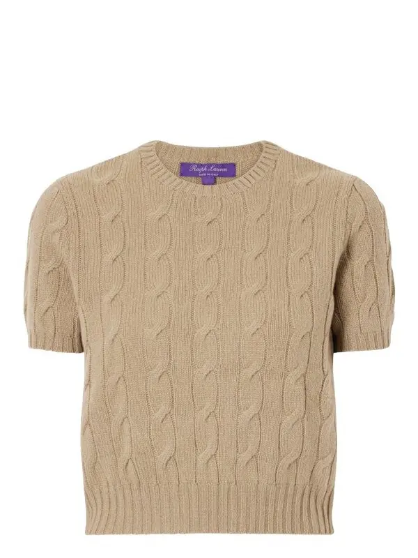 Ralph Lauren Cable-knit Cashmere Sweater - Neutrals