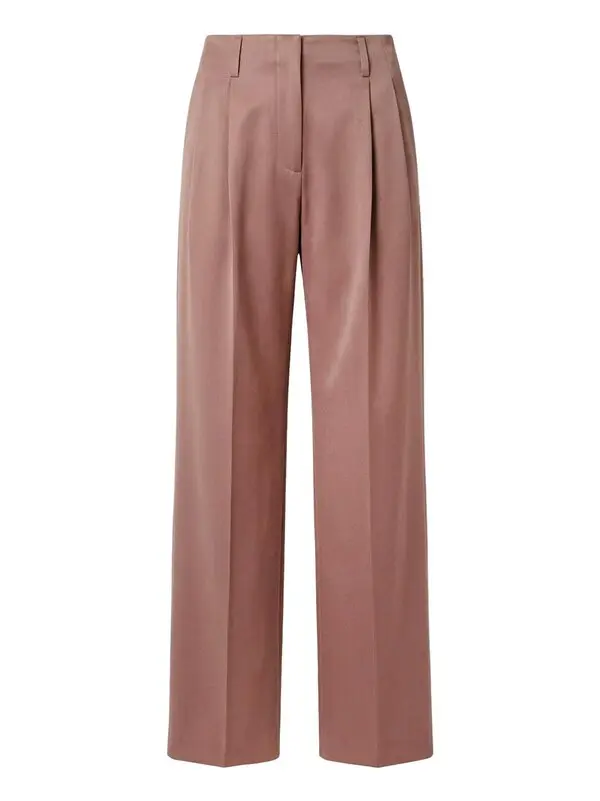 GOLDEN GOOSE Flavia Light Dry Wool Trousers - Pink
