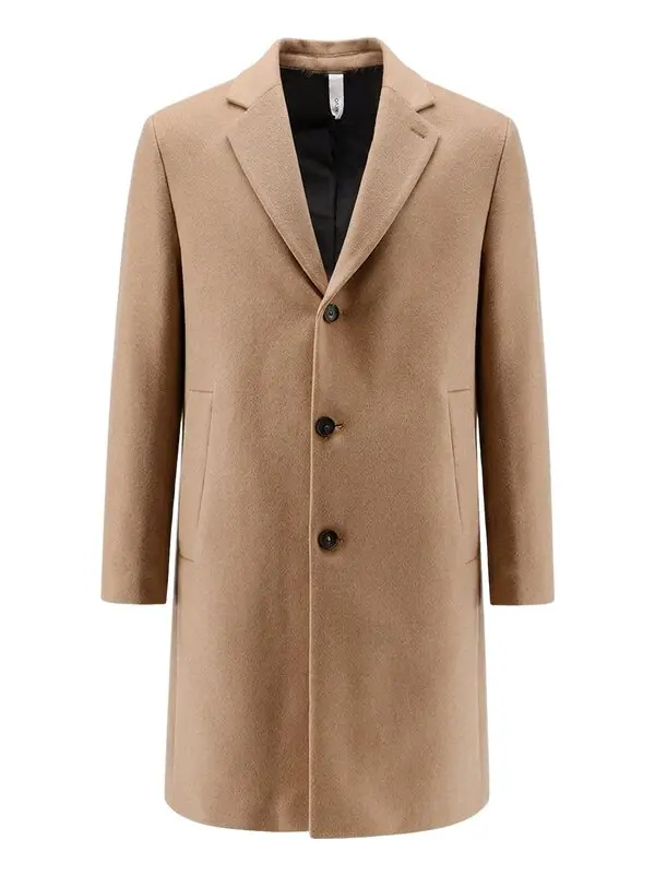 HEVO Cassano Virgin Sheep's Wool Coat - Beige