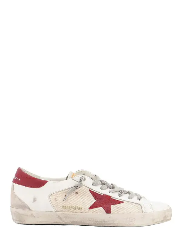 GOLDEN GOOSE Superstar Leather Lace-up Sneakers - White