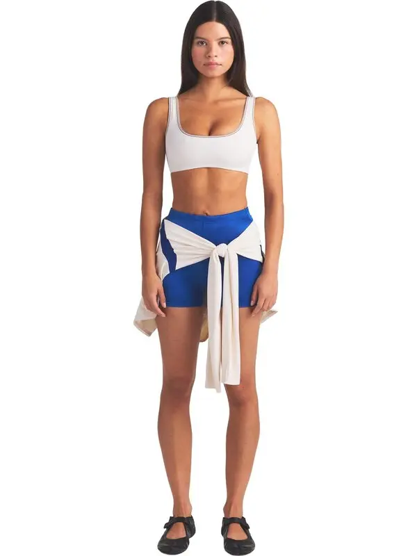 SKIMS Micro Scoop Bra | White | | Nike Ribbed Seamless - Ivory