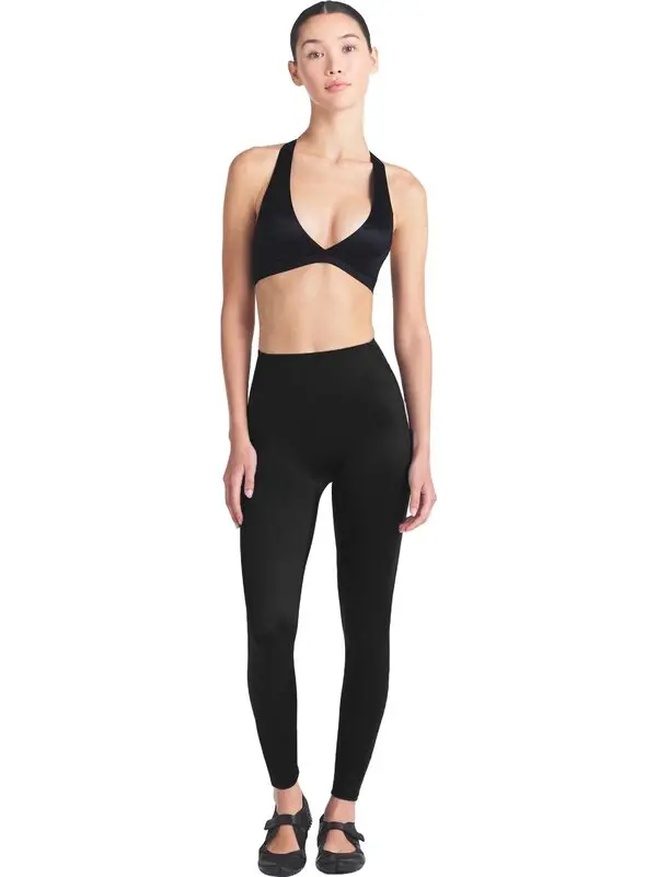 SKIMS Bonded Waist 26" Legging | Black | | Nike Satin Shine - Obsidian