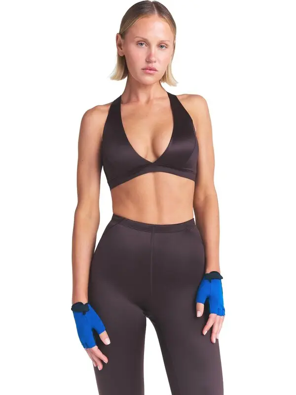 SKIMS Racerback Bra | Deep Neutral | | Nike Satin Shine - Phoenix