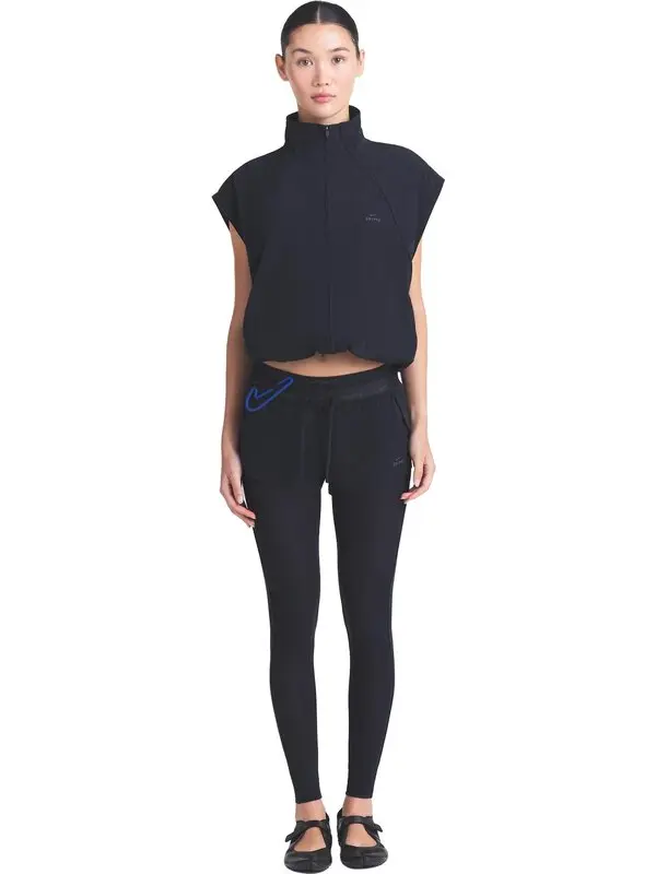 SKIMS Oversized Stretch Nylon Vest - Obsidian