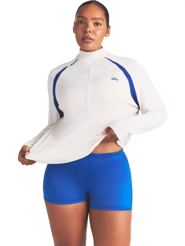SKIMS Long Sleeve Half Zip Top - Ivory