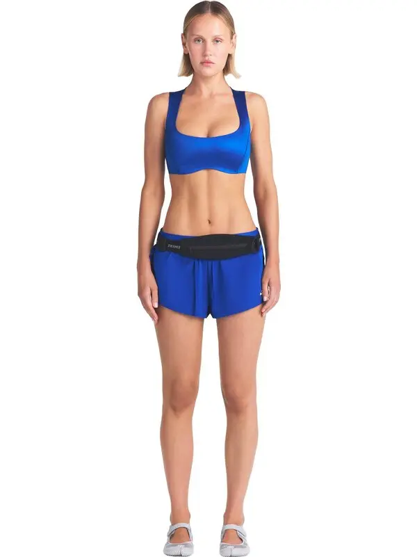 SKIMS Runner Short | Blue | | Nike Stretch Nylon - Cobalt