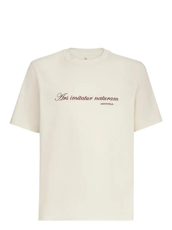 Brunello Cucinelli Neutrals T-shirts & Vests T-shirts - Cream