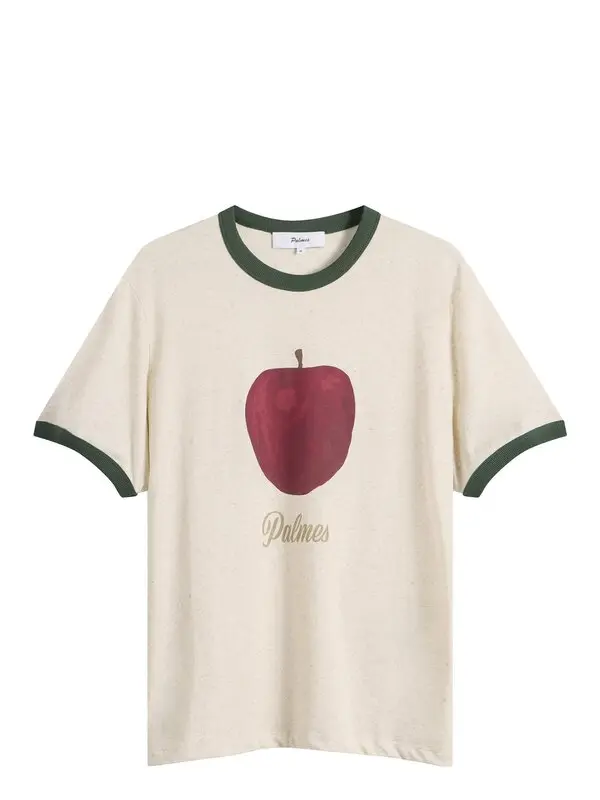 PALMES Apple Ringer T-shirt - Broken White