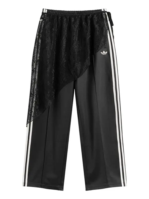 Adidas 2 In 1 Lace Firebird Track Pant - Black