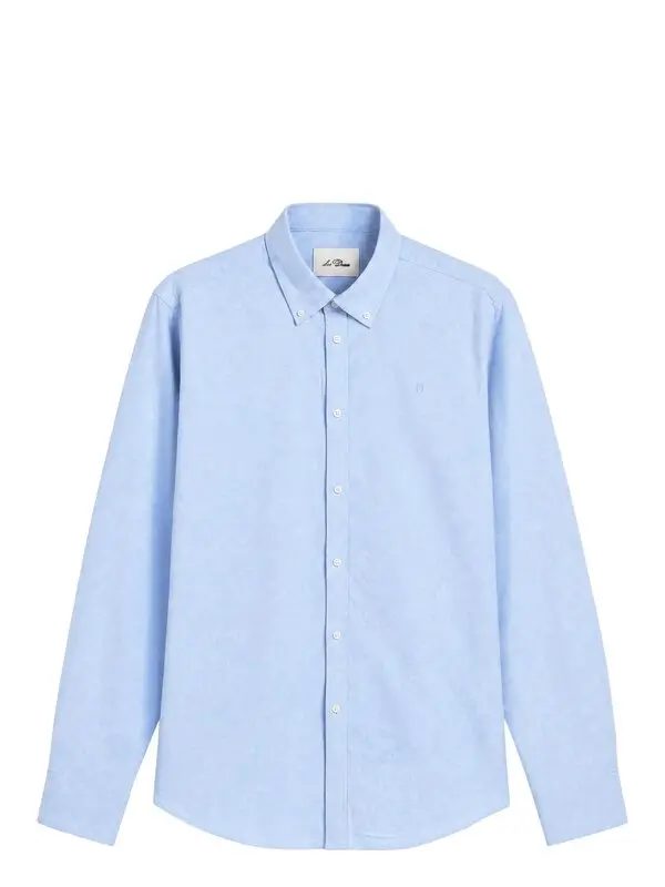 LES DEUX Konrad Oxford Shirt - Light Blue