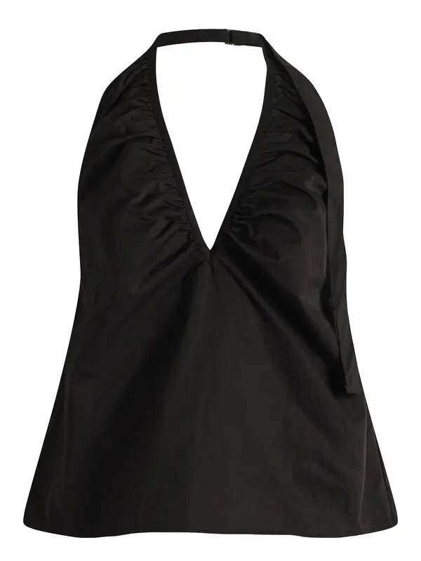 HOSBJERG Britt Halterneck Top - Black