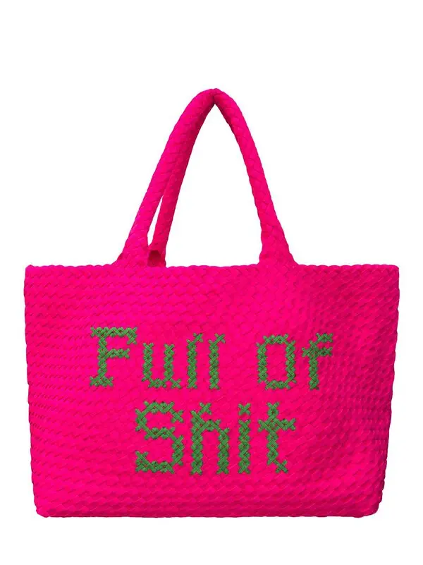 LILLY LOVES Full Of Shit' Tote - Pink